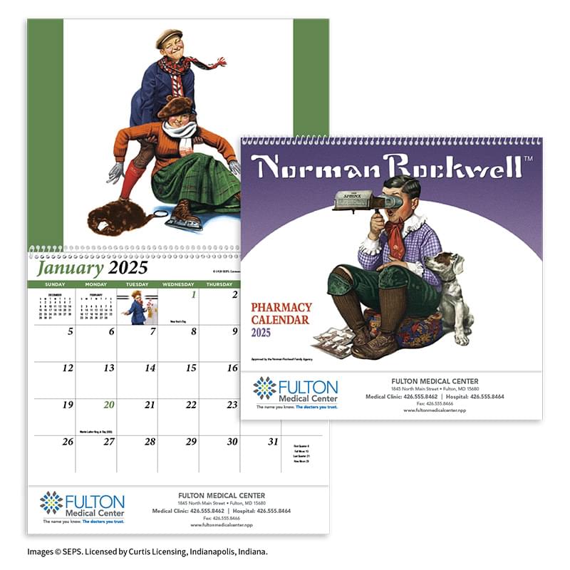 Rockwell Pharmacy Special Markets Calendar | MyShopAngel Promotional ...